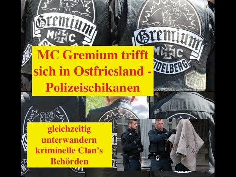 Rockertreff MC Gremium Ostfriesland Polizei zeigt Stärke kriminelle ...