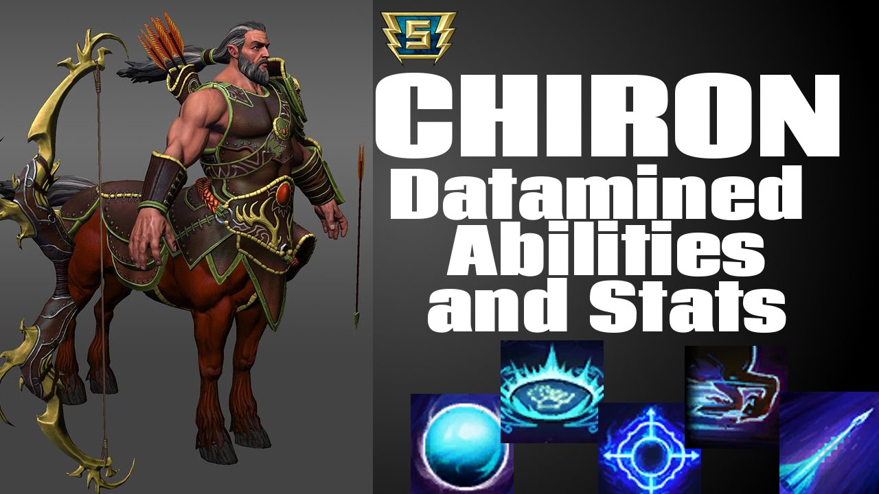 Smite Chiron all abilities datamined - YouTube