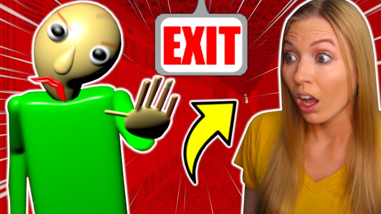 Beating Baldi's Basics For The First Time! - YouTube