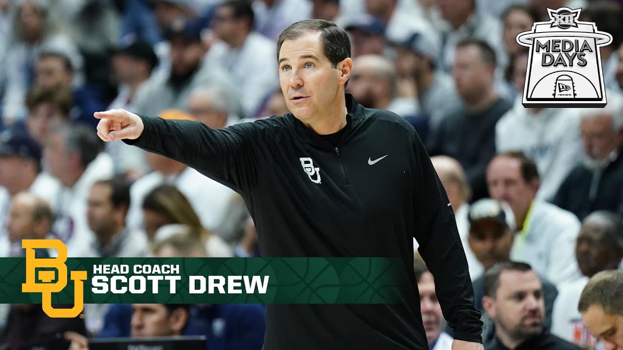 Baylor's Scott Drew Press Conference | Big 12 Basketball Media Days ...