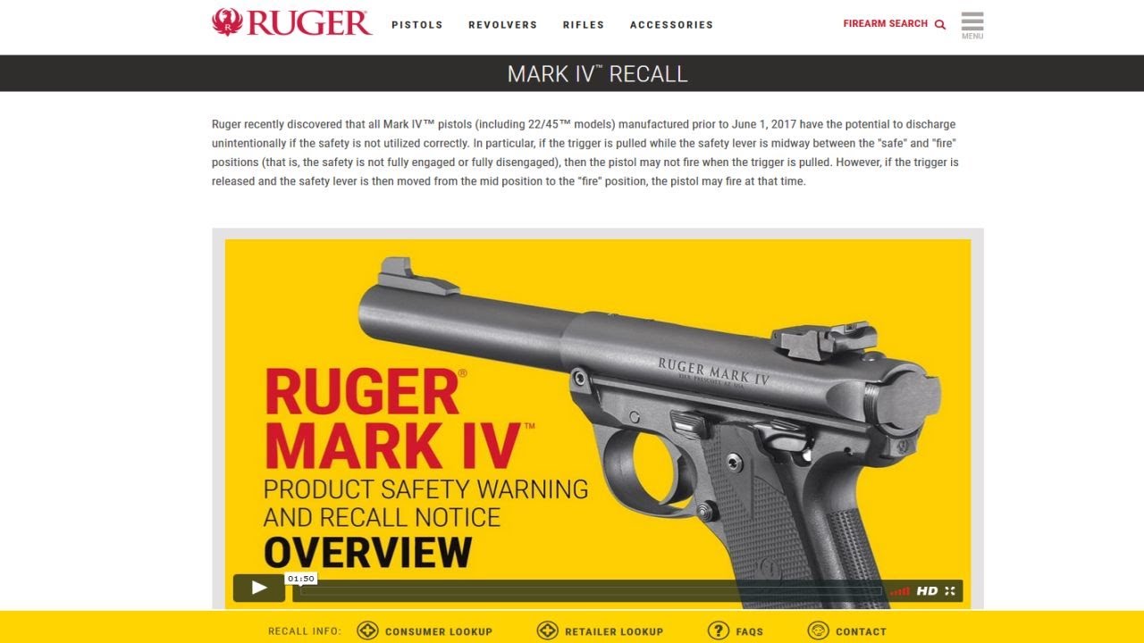 Testing Your New Gun; Using Lasers; Ruger Mark IV Recall: Gun Talk ...