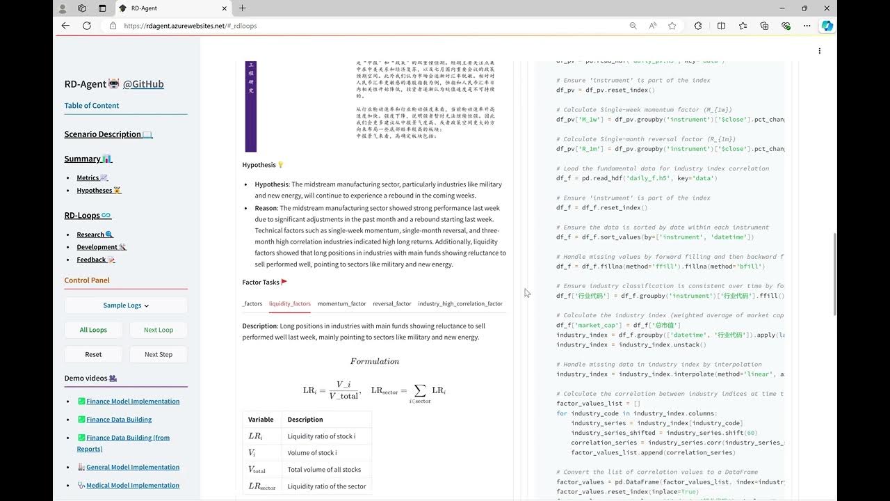 RD-Agent, let AI Drive AI: Quant Factory(based on reports), Fully automate feature engineering ...