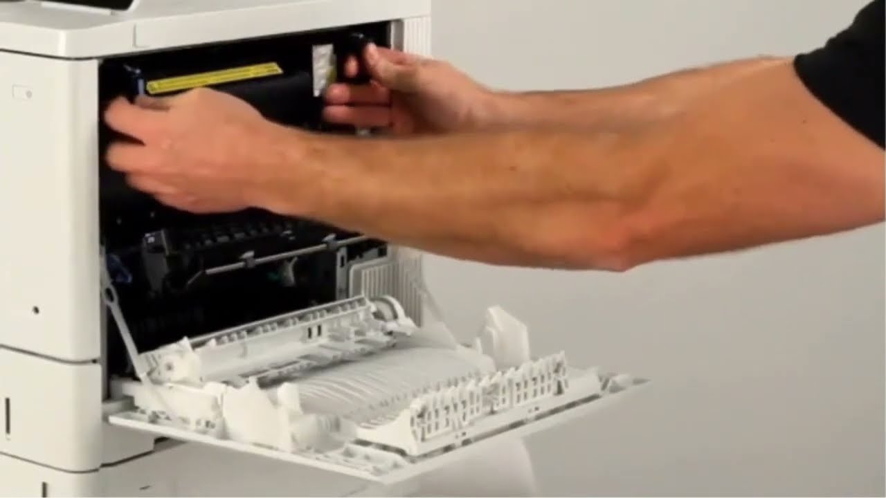 Instrucciones para cambiar Fusor HP Color LaserJet Enterprise M552 M553 ...