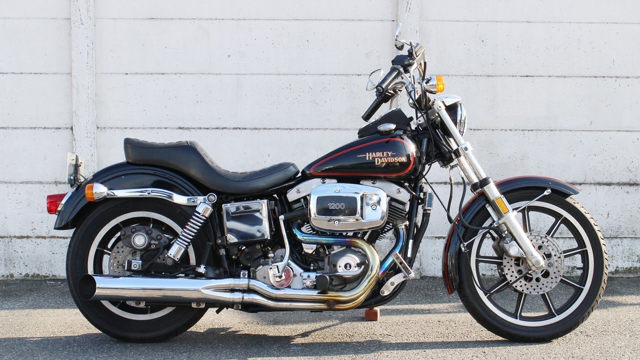 1979 FXEF 1200 HARLEY DAVIDSON SHOVELHEAD - YouTube