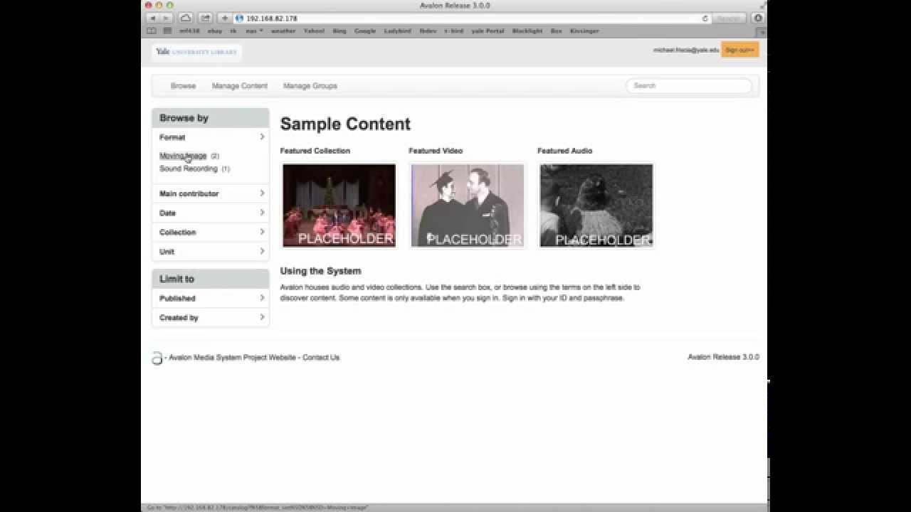 Avalon sample #1 - YouTube