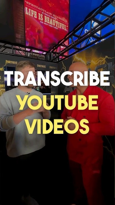 Transcribe YouTube Videos - Convert YouTube to Text Easily #tutorial # ...