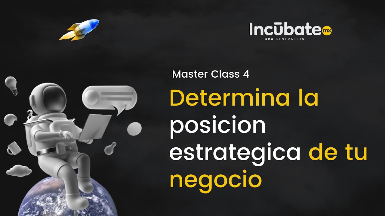 Determina la posicion estrategica de tu negocio Master Class 4 - YouTube