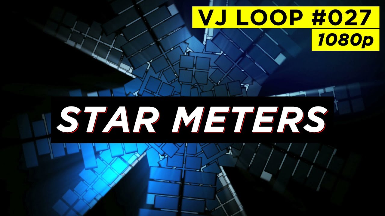 STAR METERS 1080p FREE VJ LOOP - YouTube