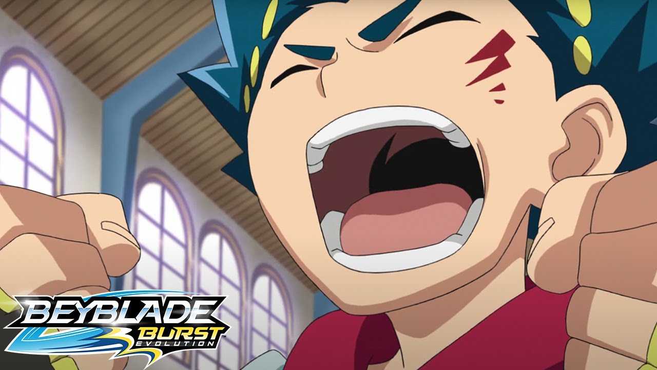 BEYBLADE BURST EVOLUTION Episodio 3: ¡Drain Fafnir! ¡Preparado para ...