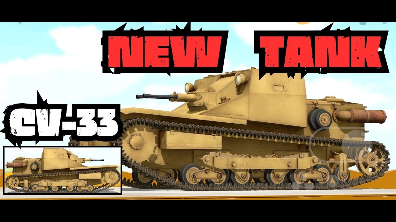 CV-33 | Tank physics mobile | Simulation of the tank - YouTube