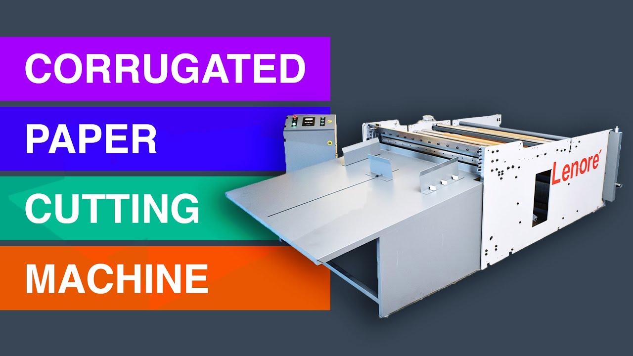Corrugated paper cutting machine | Testimonial KG Packers - YouTube