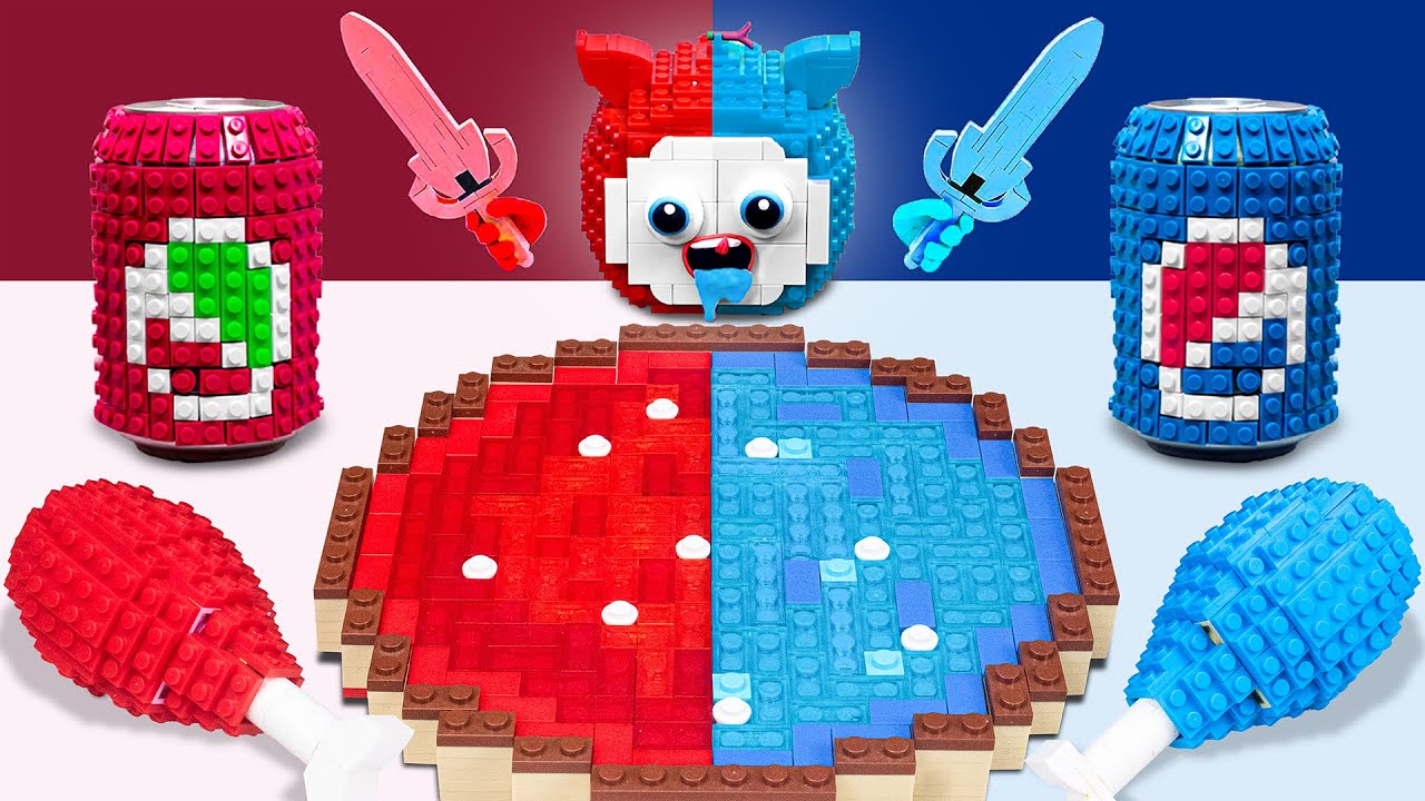 🔥HOT vs COLD Challenge | Funny Fire & Ice Lego Food Mukbang ...