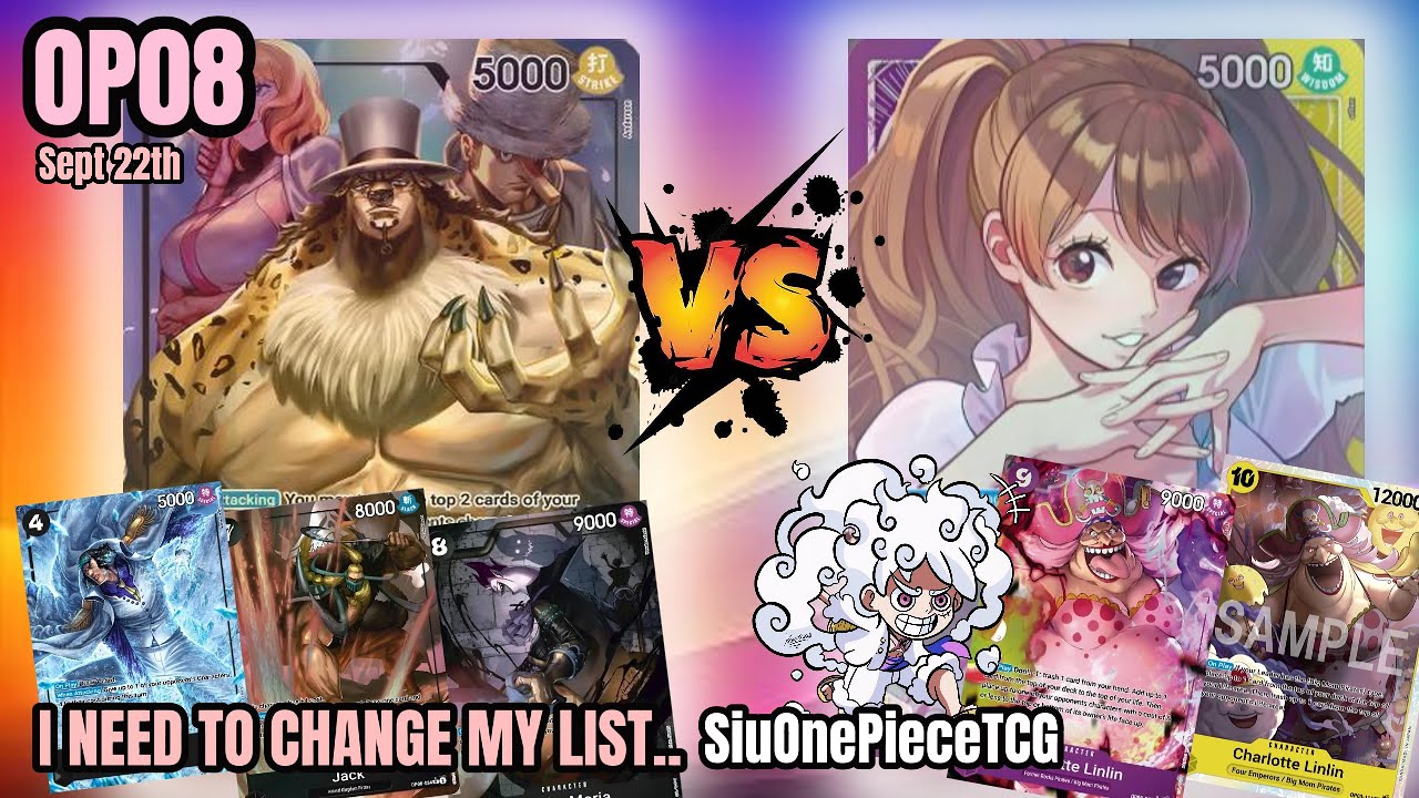 My Board Kinda Cold 🥶🥶 | OP8 Rob Lucci VS. Pudding One Piece Trading ...