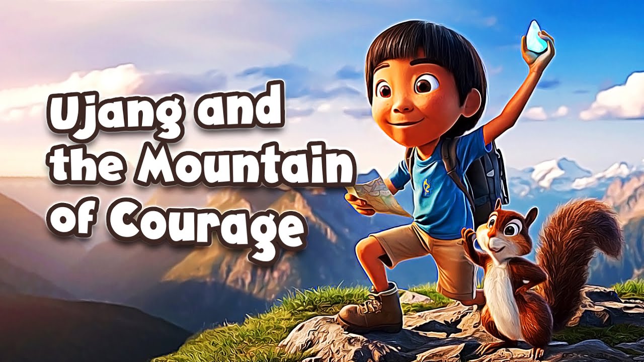 Ujang and the Mountain of Courage - kids adventure story - YouTube