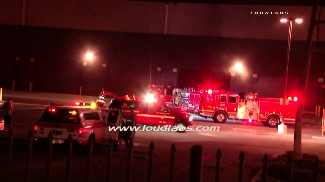 Commercial Structure Fire / City of Industry RAW FOOTAGE - YouTube