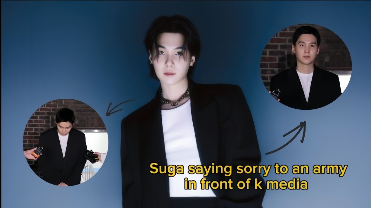 [English Sub] Yoongi once again apologized to his fans in front of K ...