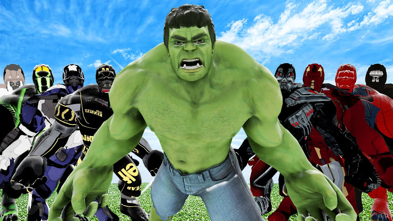 จับเดอะฮัค มาแต่งตัว ในเกม แกรี่ มอส | Hulk in different skins in Gmod ...