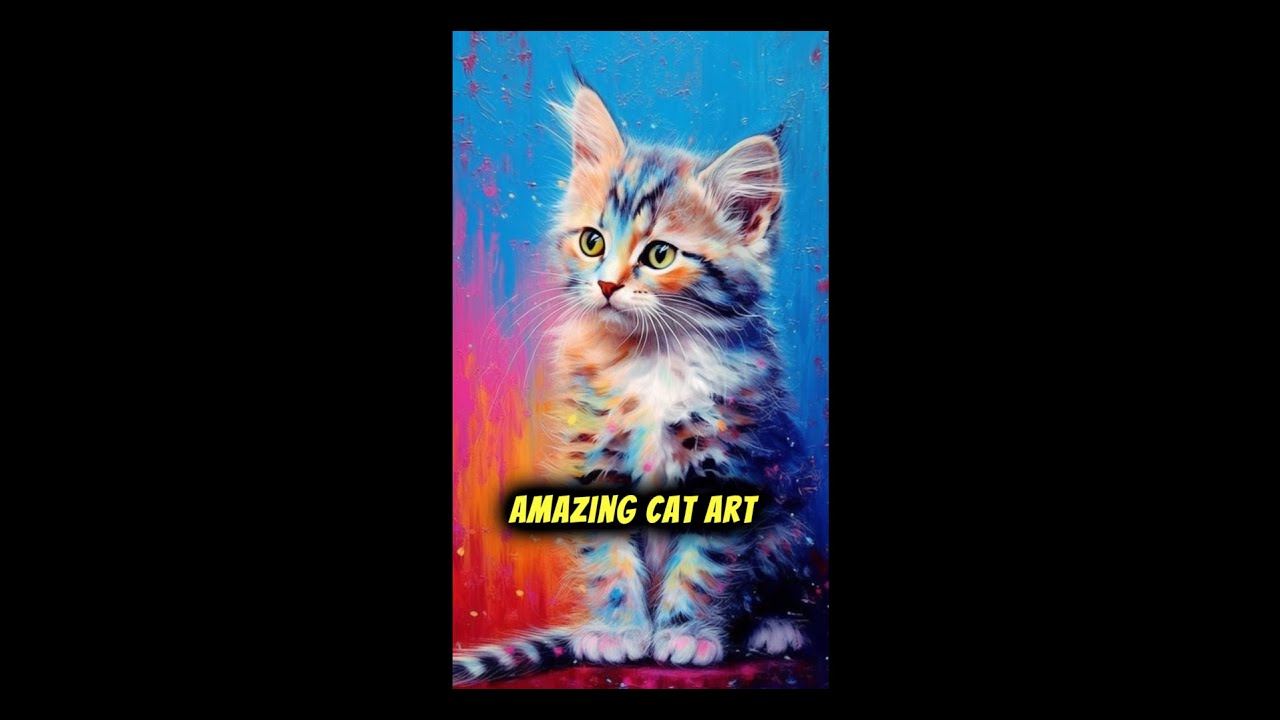 Amazing Cat Art Compilation | #kitten #cat #catlover #catlovers - YouTube