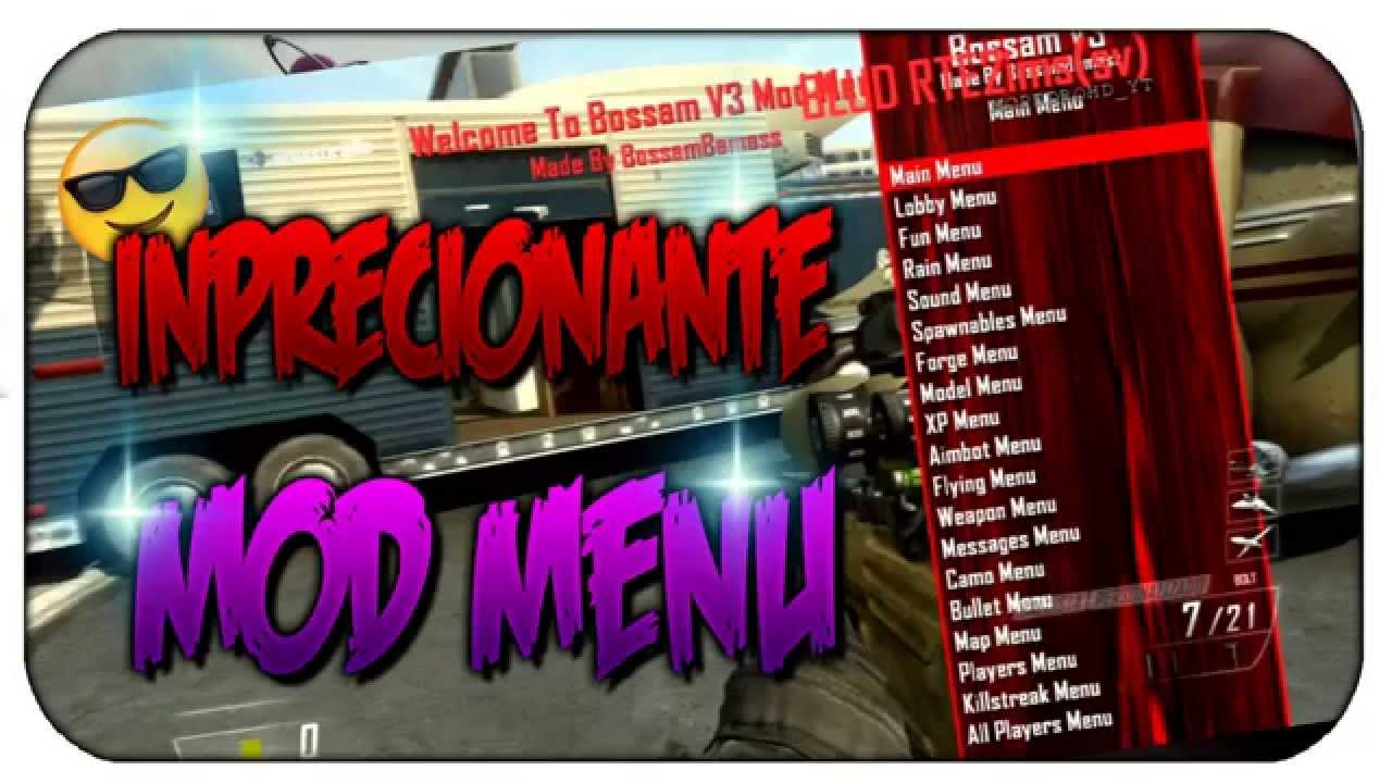 BO2 Mod Menu Bossam V3 - YouTube