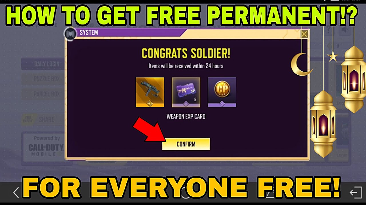*FREE* HOW TO REDEEM EVERY ONE FREE CP OR PERMANENT LEGENDARY GUN ...