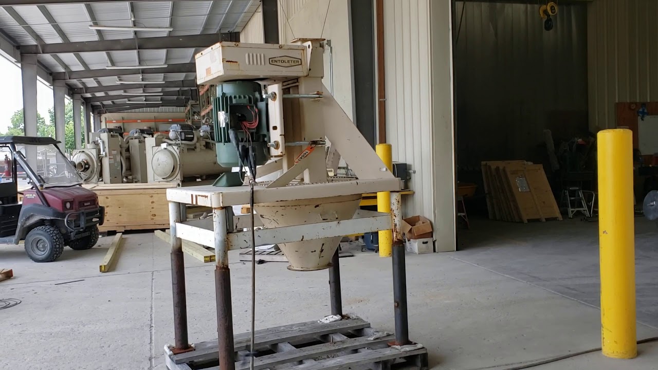 Used 30HP Entoleter Centrifugal Impact Mill - YouTube