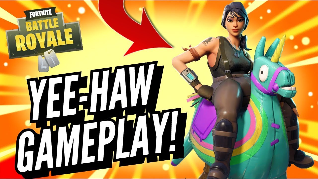 YEE-HAW Skin Gameplay! In Fortnite Battle Royale - YouTube