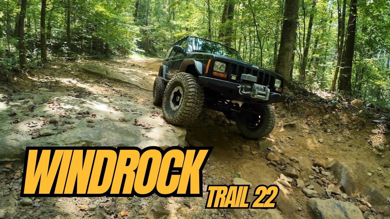 Jeep XJ on Windrock Trail 22 - First time on Tennessee trails from ...