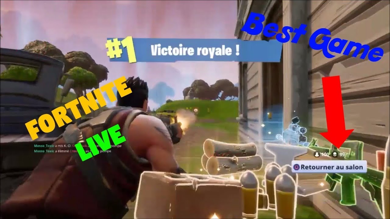 Best Game Fortnite 99 kills ? (Battle Royal/FR/Ps4)#03 - YouTube
