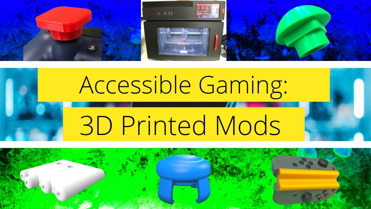 Accessible Gaming: 3D Printed Mods - YouTube