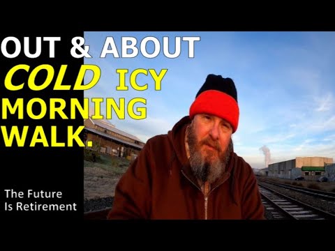 Out & About | Cold Icy Morning Walk #coldmorning #morningwalk - YouTube