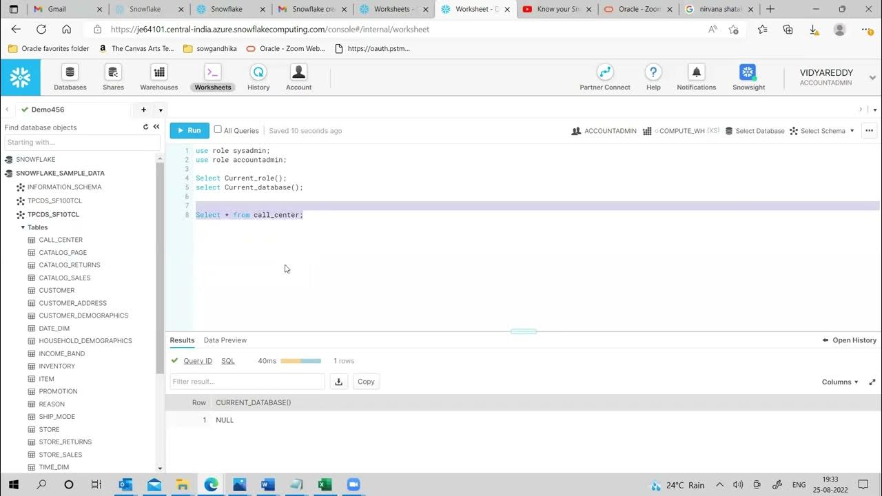 SNOWFLAKE HANDS-ON REAL TIME TRAINING- WebUI-Lesson 1 - Worksheets ...