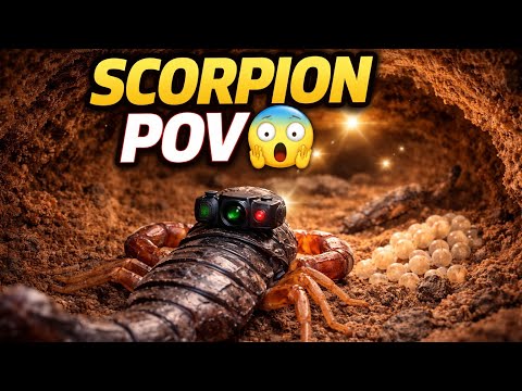 Desert Scorpion POV: Tiny Camera Reveals a Massive Hidden Underground Colony