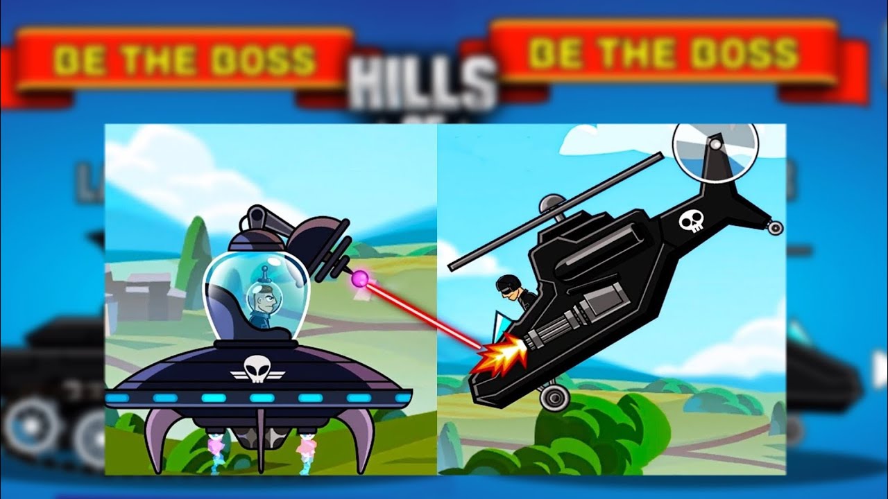 Hills Of Steel - Boss Vs Boss tank rush New Gameplay Very Hard Game Of ...
