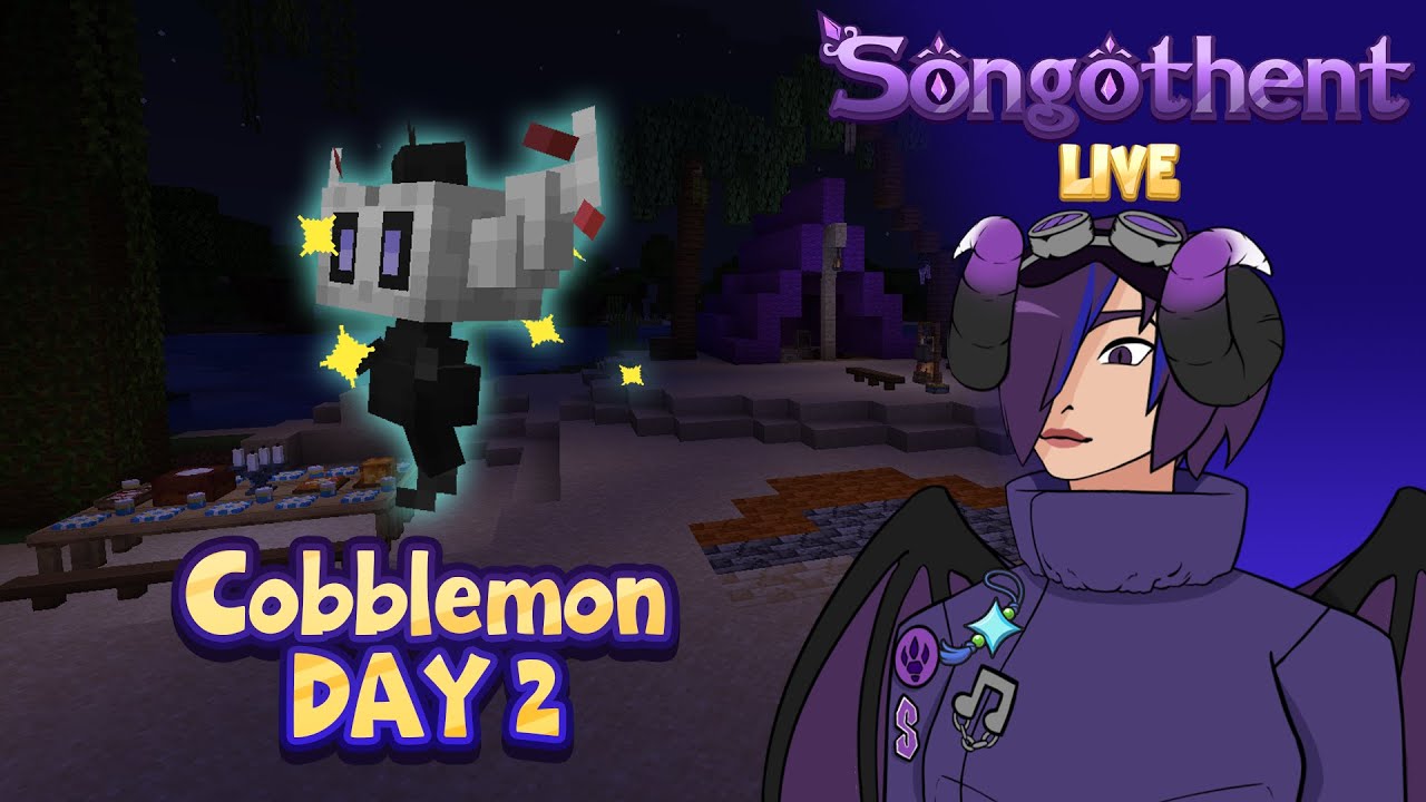 Exploring, Base Building, Oh! A Shiny Too! (Cobblemon Day 2) - YouTube