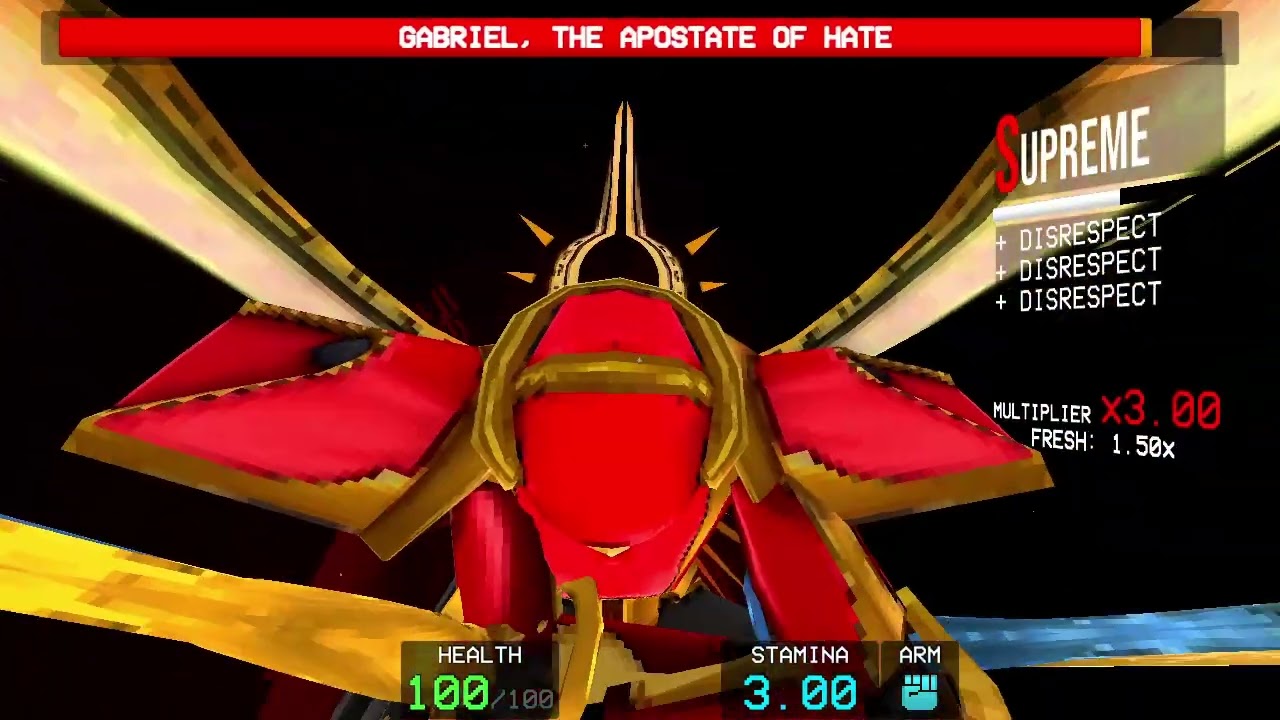 ULTRAKILL ACT 2 Gabriel - P rank Blue arm only (melee and parry ...