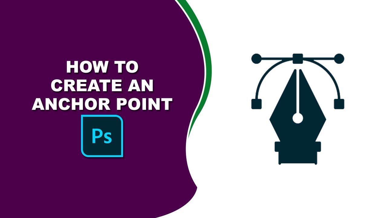 How to create an anchor point in Photoshop - YouTube
