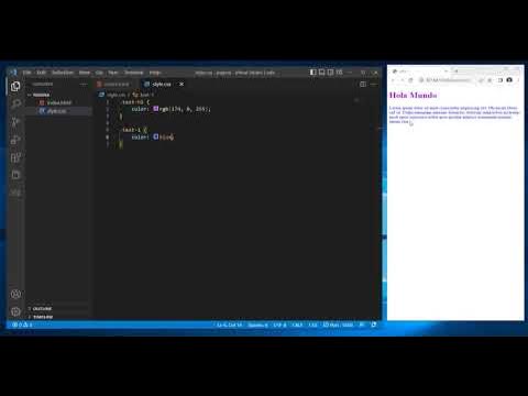 como CAMBIAR el COLOR de LETRA en CSS [2022] 🚀 - YouTube