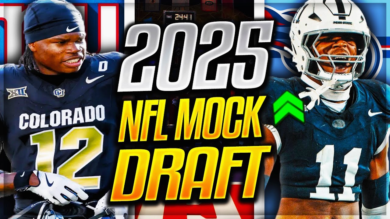 2025 NFL Mock Draft 5.0 | New 1st Overall Pick! - YouTube