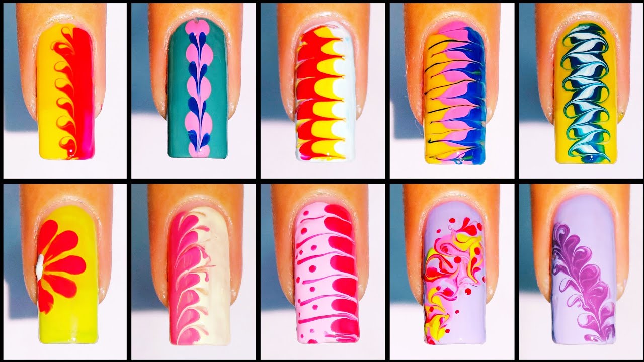 Safety Pin 🧷 Nail Art Designs At Home || Very Easy Designs 💅 - YouTube