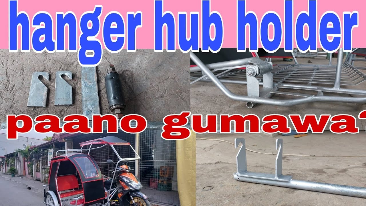 PAANO GUMAWA NG HANGER HUB, HOLDER O KABITAN NG SIDEWHEEL FRAME, MANOOD ...