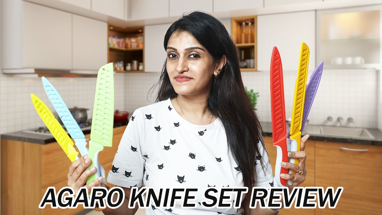 Best Kitchen Knife Set | Top Knife Set By Agaro | 6 pc Knife Set under ...