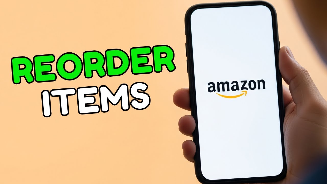 How to Reorder Items on Amazon 2025? - YouTube