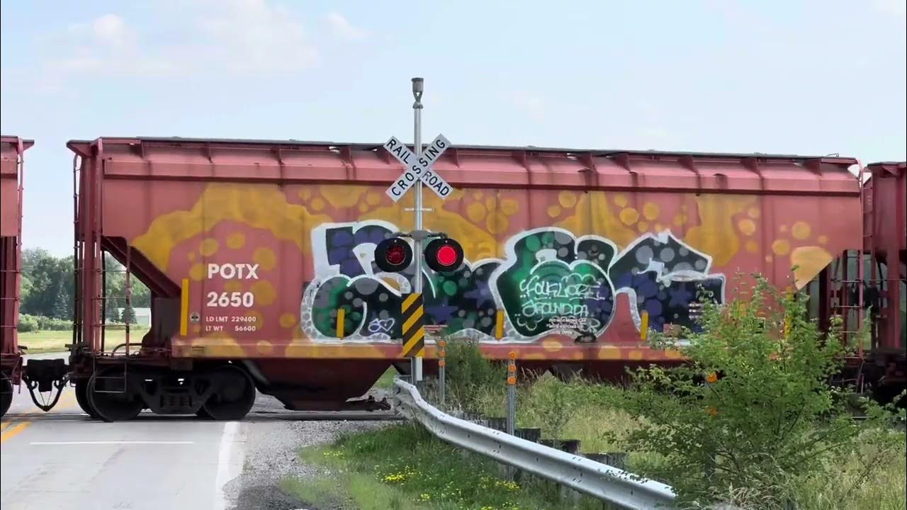 IANR 3804, 3806, 3800 & 3805 MLK Shove 2 Watco Blackhawk Terminal Waterloo IA - YouTube