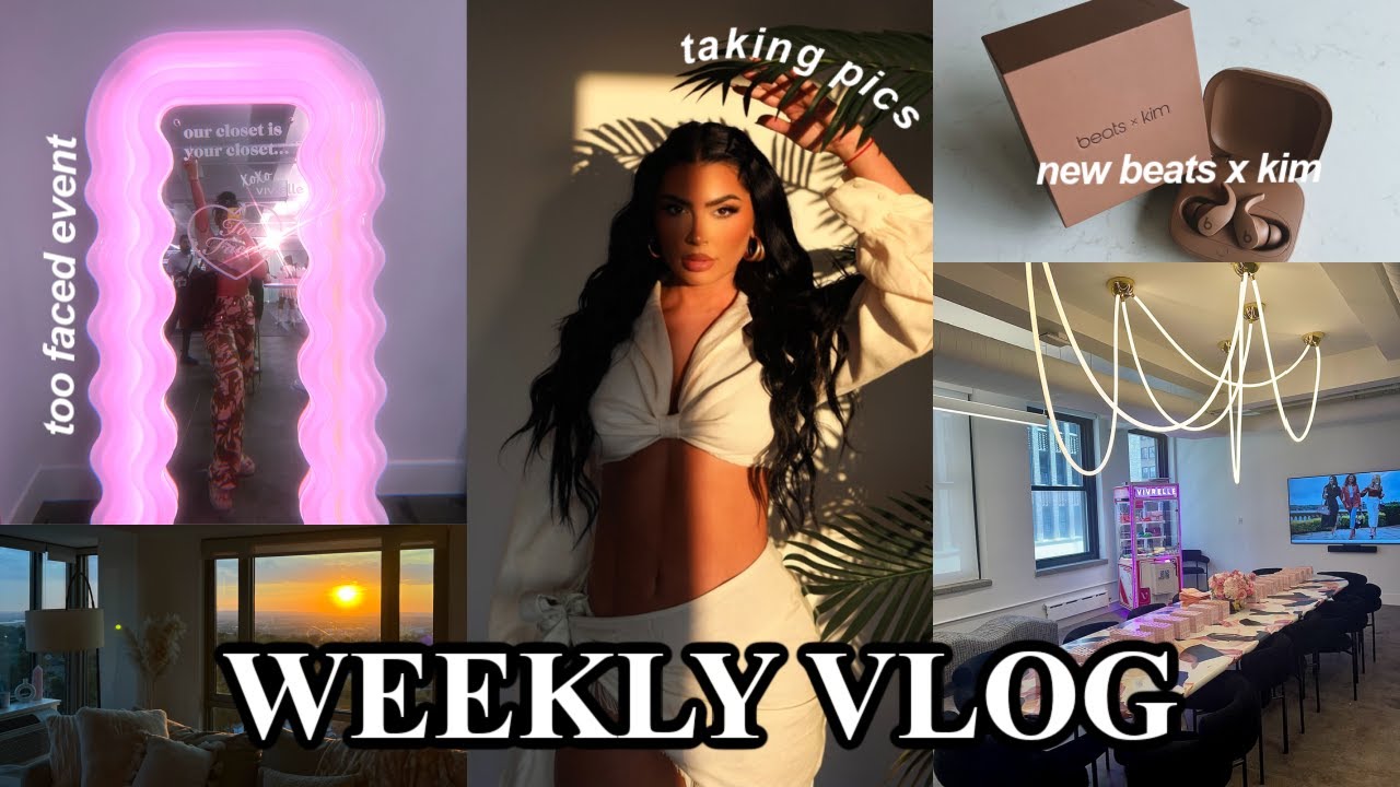 WEEKLY VLOG | TAKING IG PICS, NYC TOO FACED EVENT, LOTS OF VENTING ...