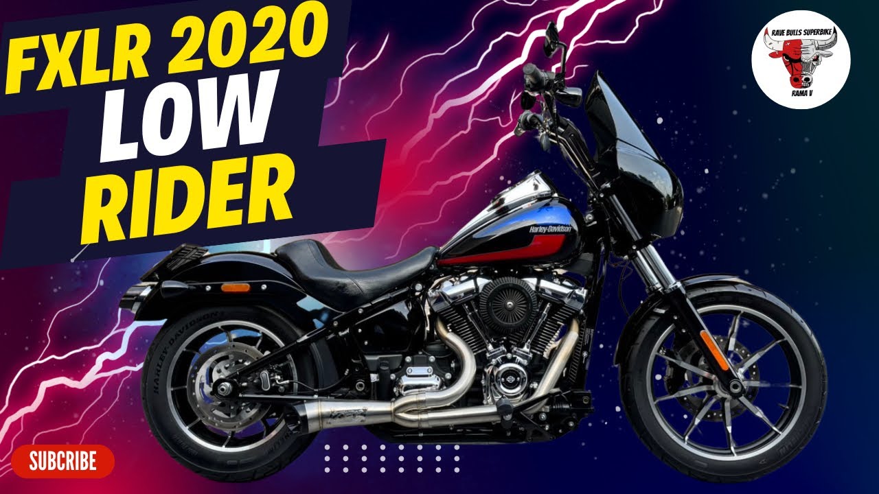 #รีวิวฮาร์เล่ย์ HD FXLR LOW RIDER รถปี2020 (เครื่อง107CUBIC) 1745CC สี ...