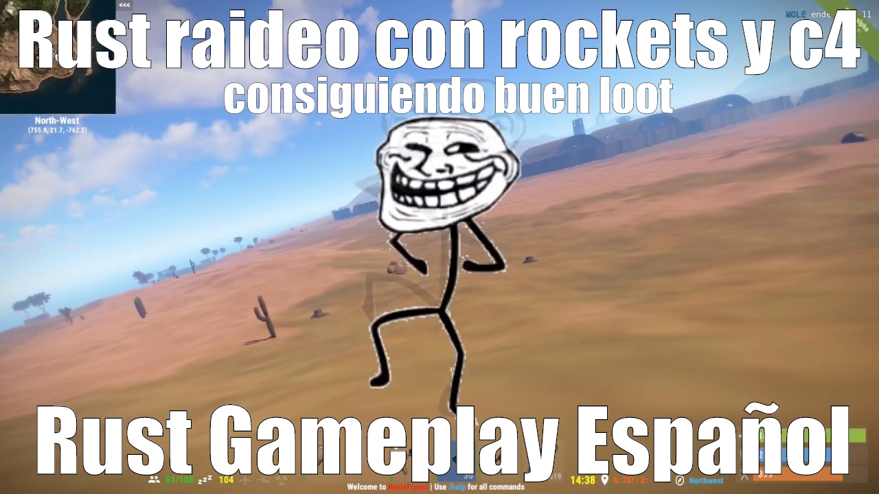 Rust raideo con rockets y c4 consiguiendo buen loot | Rust Gameplay ...