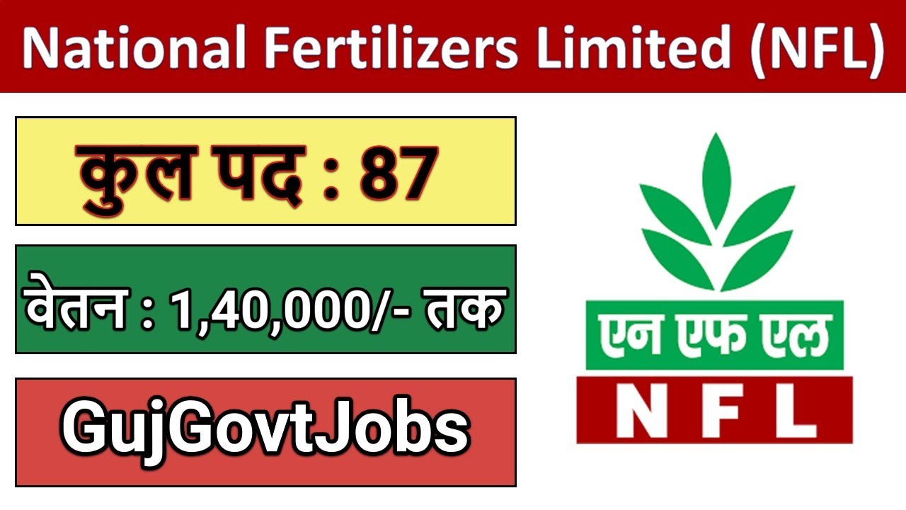 NFL Recruitment 2024 | National Fertilizers Limited Management Trainee ...