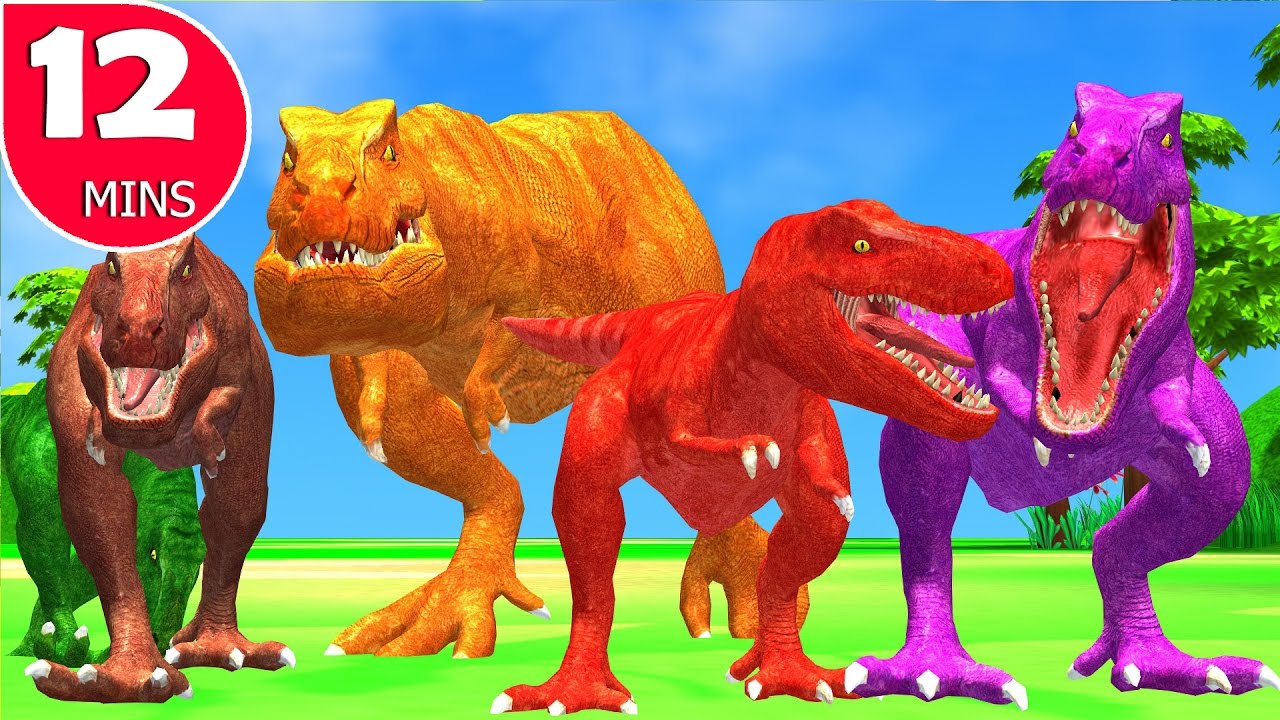Dinosaurs Finger Family Nursery Rhymes Collection - YouTube