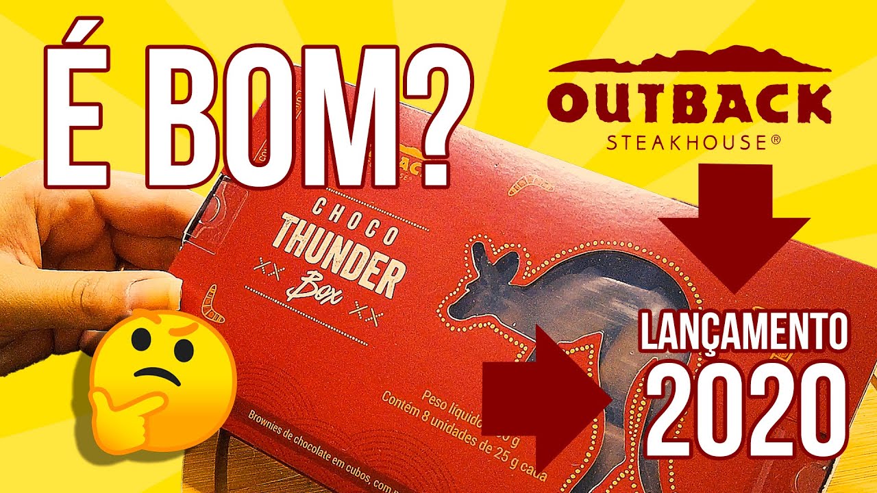 🎄 EXPERIMENTAMOS O 🍫 CHOCO THUNDER BOX | OUTBACK | 2020 - YouTube