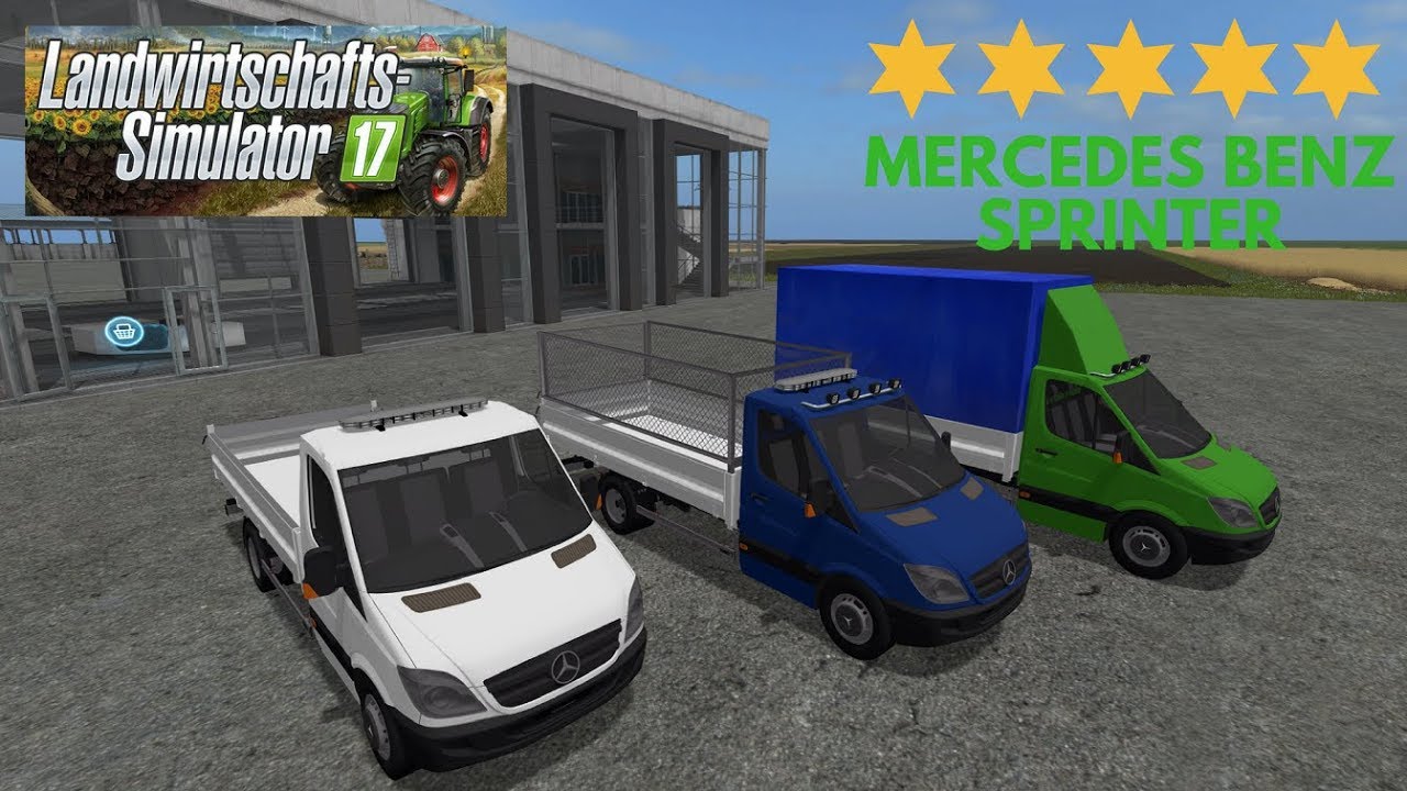 LS17 Modvorstellung I Mercedes Benz Sprinter 312CDI - YouTube